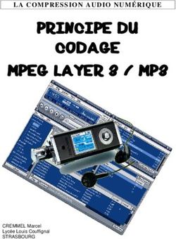 PRINCIPE DU CODAGE MPEG LAYER 3 / MP3 - LA COMPRESSION AUDIO NUMÉRIQUE ...