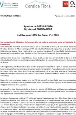 Signature de CORSICA FIBRA Signatura di CORSICA FIBRA La Fibre pour 100 ...