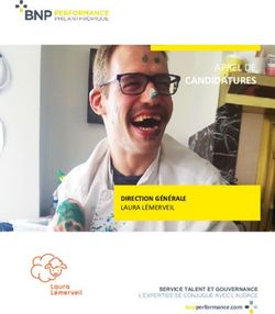 APPEL DE CANDIDATURES - DIRECTION GÉNÉRALE - BNP Performance ...