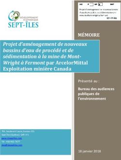 Projet d'aménagement de nouveaux bassins d'eau de procédé et de ...
