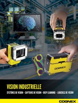 VISION INDUSTRIELLE SYSTÈMES DE VISION CAPTEURS DE VISION DEEP LEARNING ...