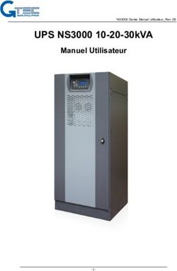 UPS NS3000 10-20-30kVA - Manuel Utilisateur - Gtec