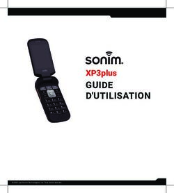 GUIDE D'UTILISATION XP3plus - Sonim Technologies