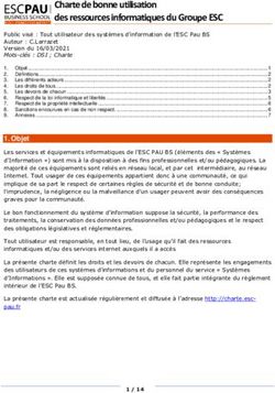 Charte de bonne utilisation des ressources informatiques du Groupe ESC ...