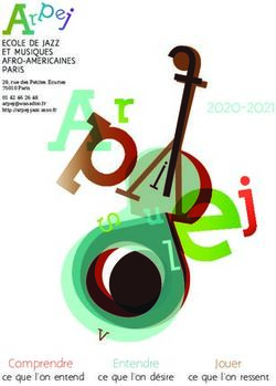 2020-2021 Comprendre ce que l'on entend - Arpej