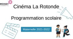 Cinéma La Rotonde Programmation scolaire - Maternelle 2021-2022