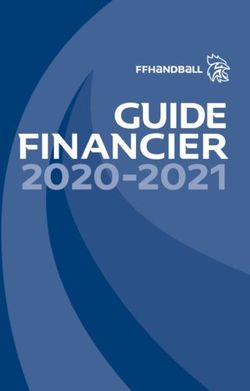 GUIDE FINANCIER 2020-2021 - Ligue du Centre de Handball