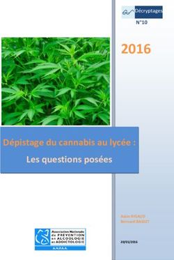 2016 Dépistage du cannabis au lycée : Les questions posées
