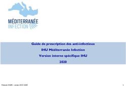 Guide de prescription des anti-infectieux IHU Méditerranée Infection ...