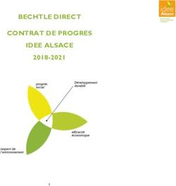 BECHTLE DIRECT CONTRAT DE PROGRES IDEE ALSACE 2018-2021